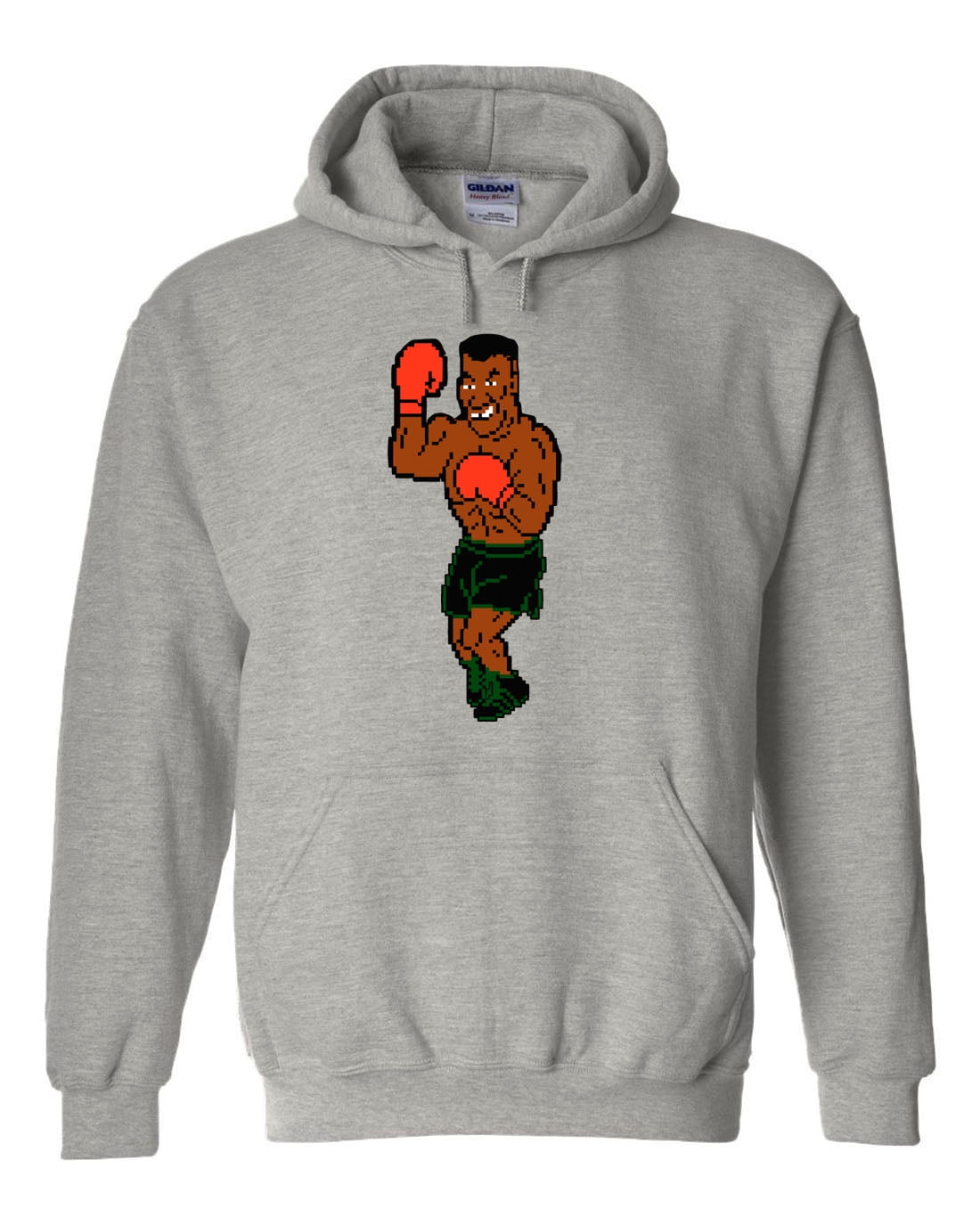 Shedd Shirts Grey Punchout 's Punchout Tyson Flex Youth Small Hooded Sweatshirt - Walmart ...