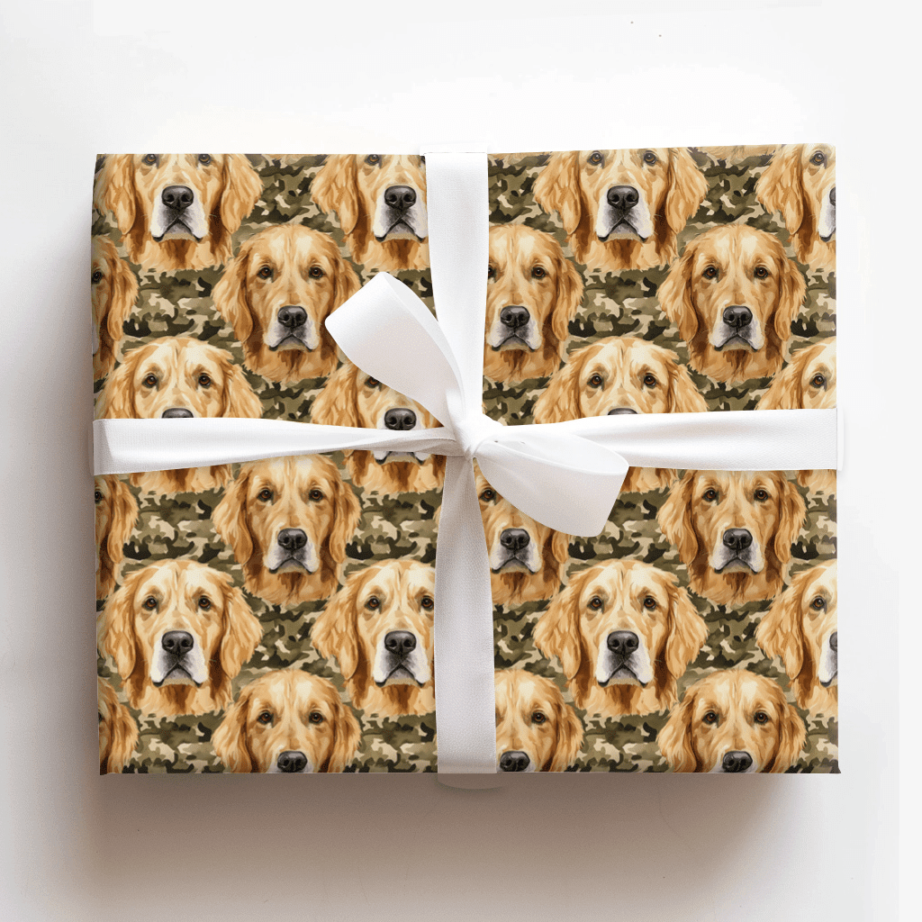 Shedding the Spot - Christmas Wrapping Paper Roll - Gift Wrap for ...