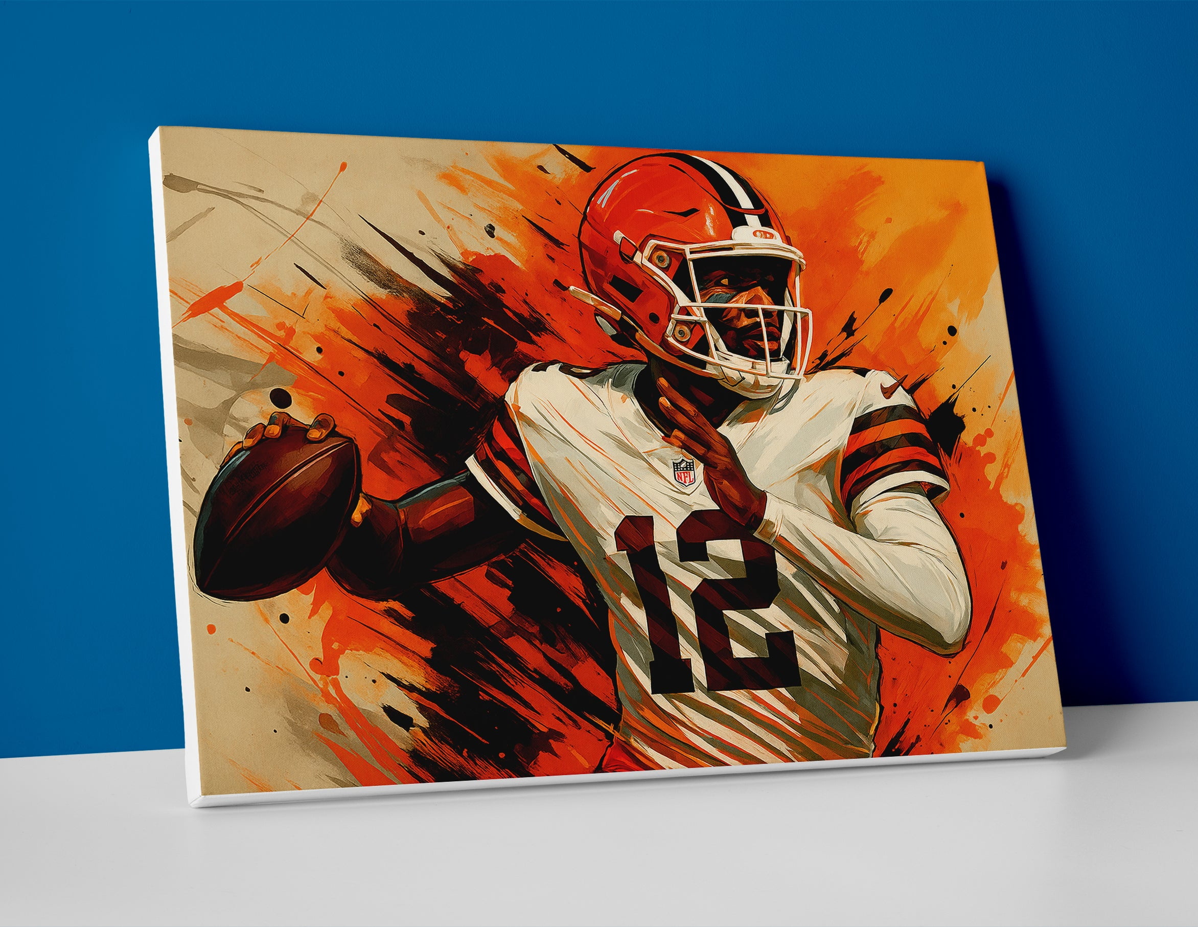 Shedeur Sanders Browns Poster or Wrapped Canvas - Walmart.com