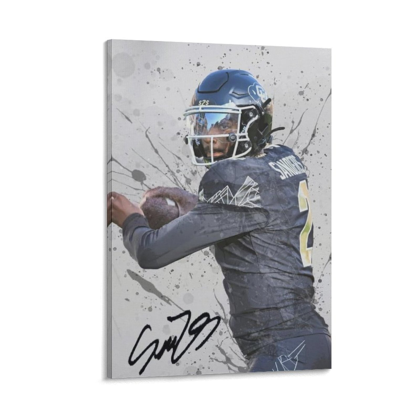 Shedeur Sanders Canvas Poster Picture Print Canvas Poster Wall Paint ...