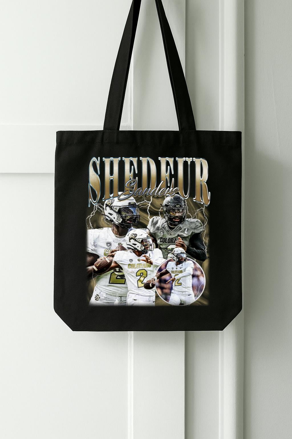Shedeur Sanders Vintage 90s Graphic Style Tote Bag, Shedeur Sanders Bag ...