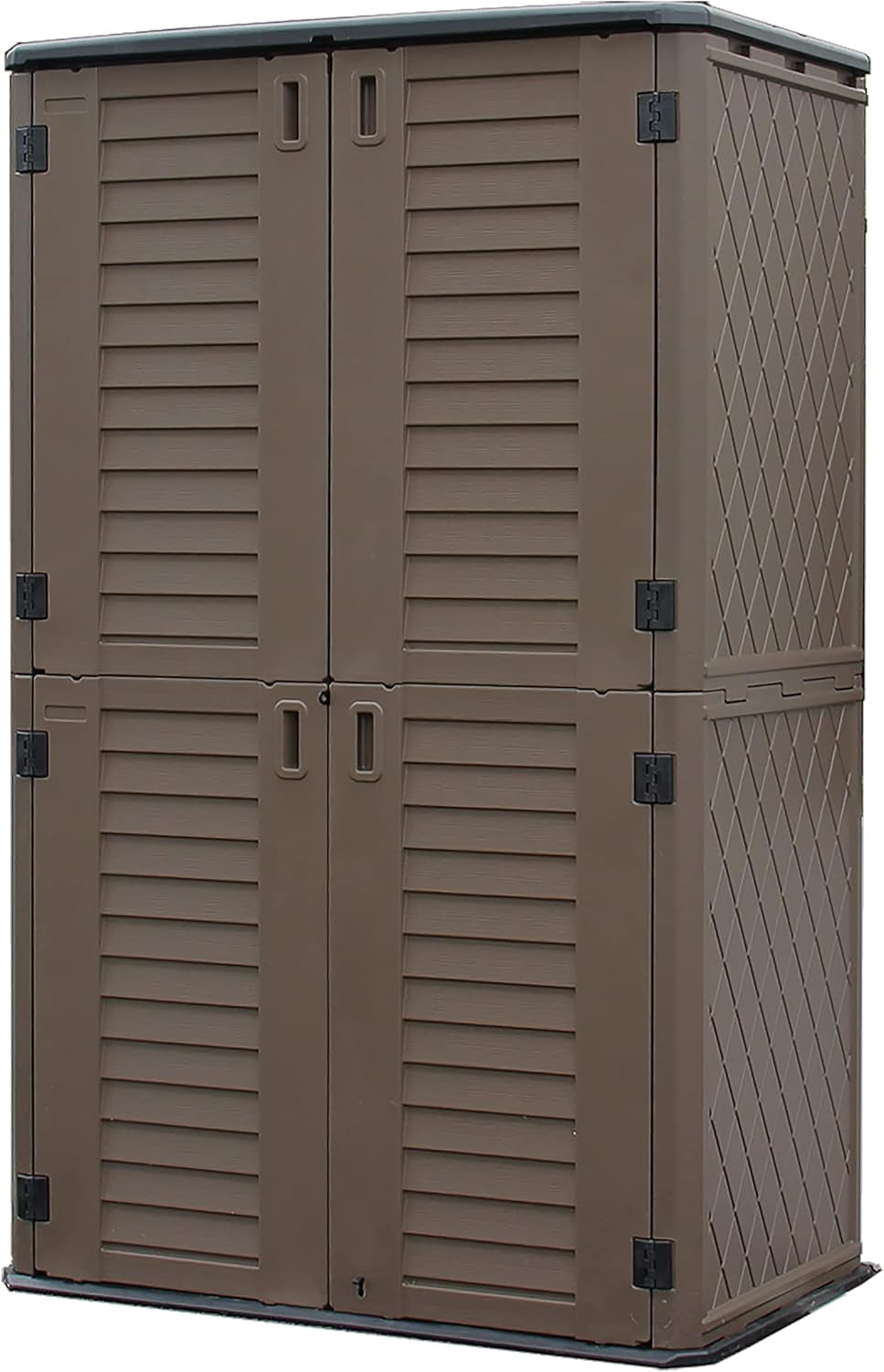 Sheds & Outdoor Storage, 52 Cu.ft Vertical Storage with Floor, Cabinet ...