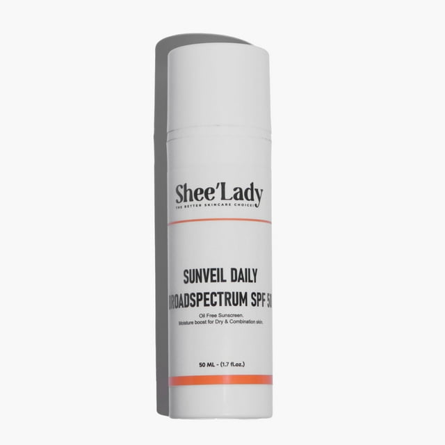 Shee'lady Sunveil Daily Broadspectrum UV Clear Face Sunscreen SPF 50 ...