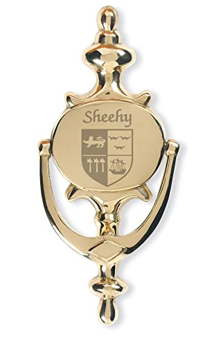 Sheehy Irish Coat of Arms Brass Door Knocker - Walmart.com