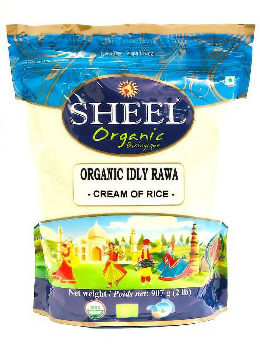 Sheel Organic Cream of Rice - Idly Rawa (2 Lbs) - Walmart.com