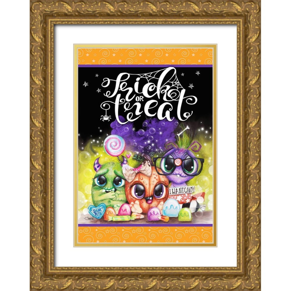 Sheena Pike Art 11x14 Gold Ornate Wood Framed with Double Matting ...