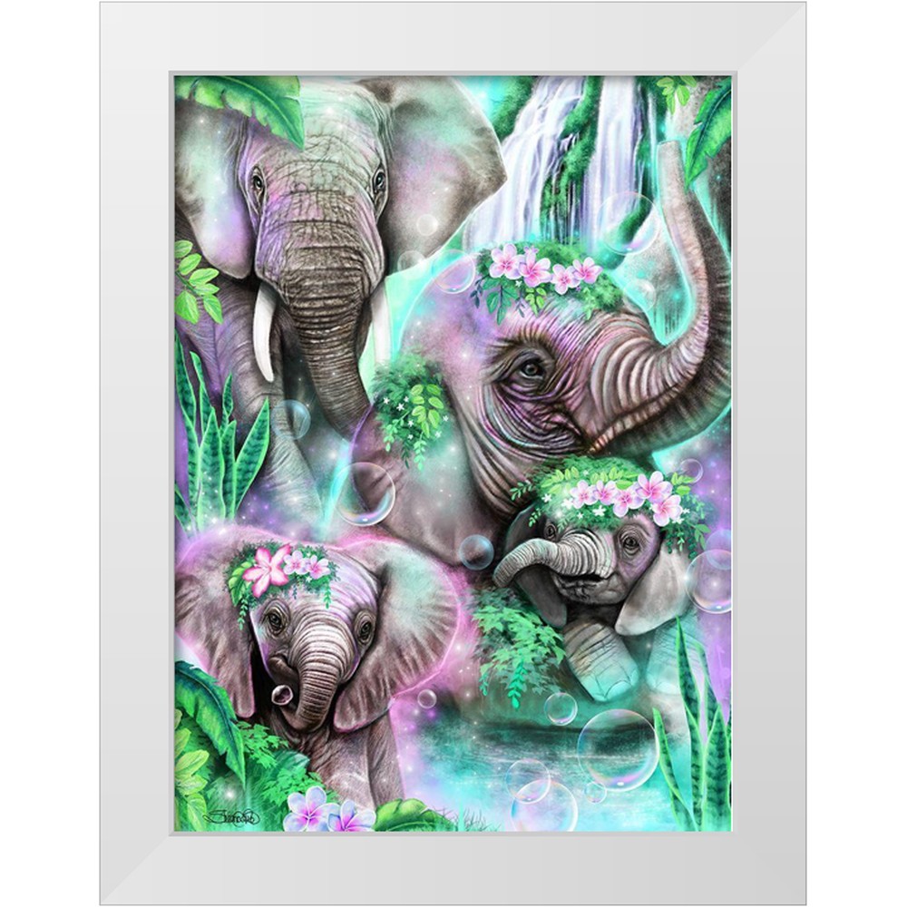 Sheena Pike Art 11x14 White Modern Wood Framed Museum Art Print Titled ...