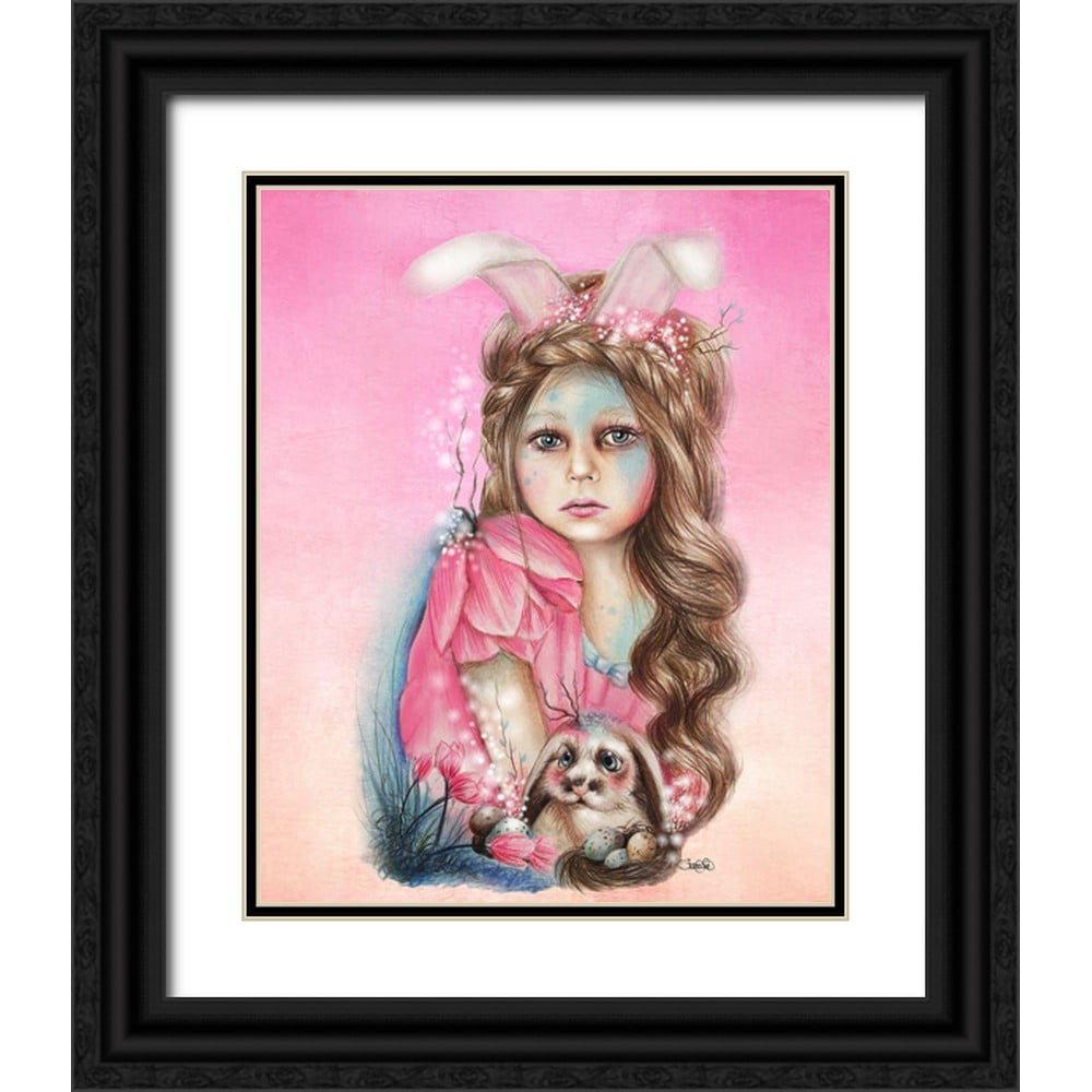 Sheena Pike Art 12x14 Black Ornate Wood Framed with Double Matting ...