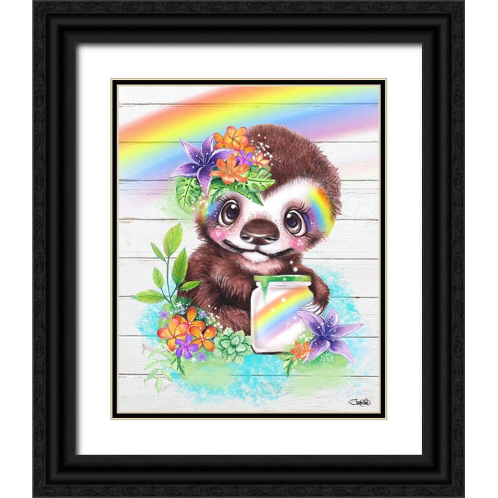 Sheena Pike Art 12x14 Black Ornate Wood Framed with Double Matting ...