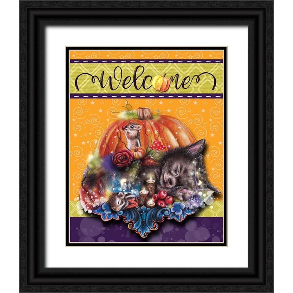 Sheena Pike Art 12x14 Black Ornate Wood Framed with Double Matting ...
