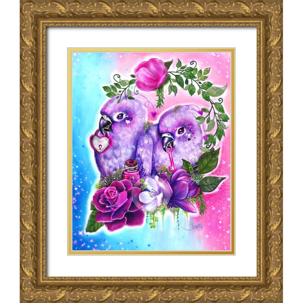 Sheena Pike Art 12x14 Gold Ornate Wood Framed with Double Matting ...