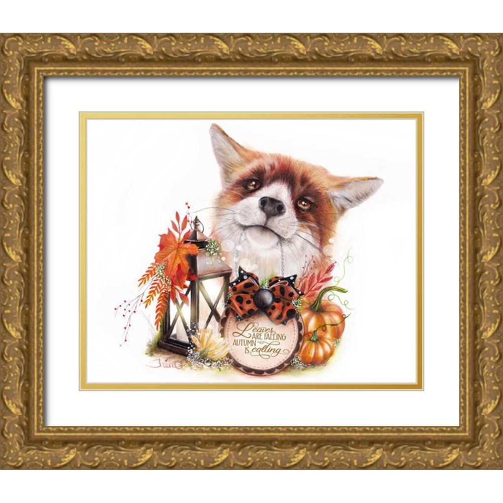 Sheena Pike Art 14x12 Gold Ornate Wood Framed with Double Matting ...