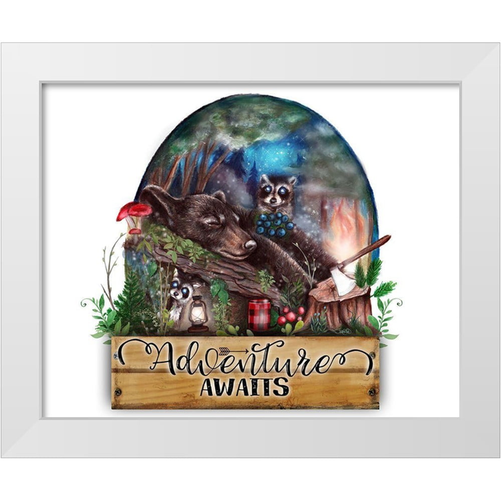 Sheena Pike Art 14x12 White Modern Wood Framed Museum Art Print Titled ...