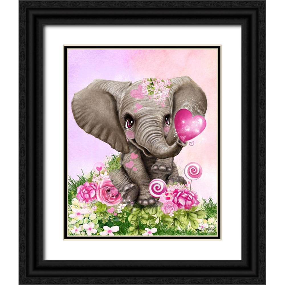 Sheena Pike Art 15x18 Black Ornate Wood Framed with Double Matting ...