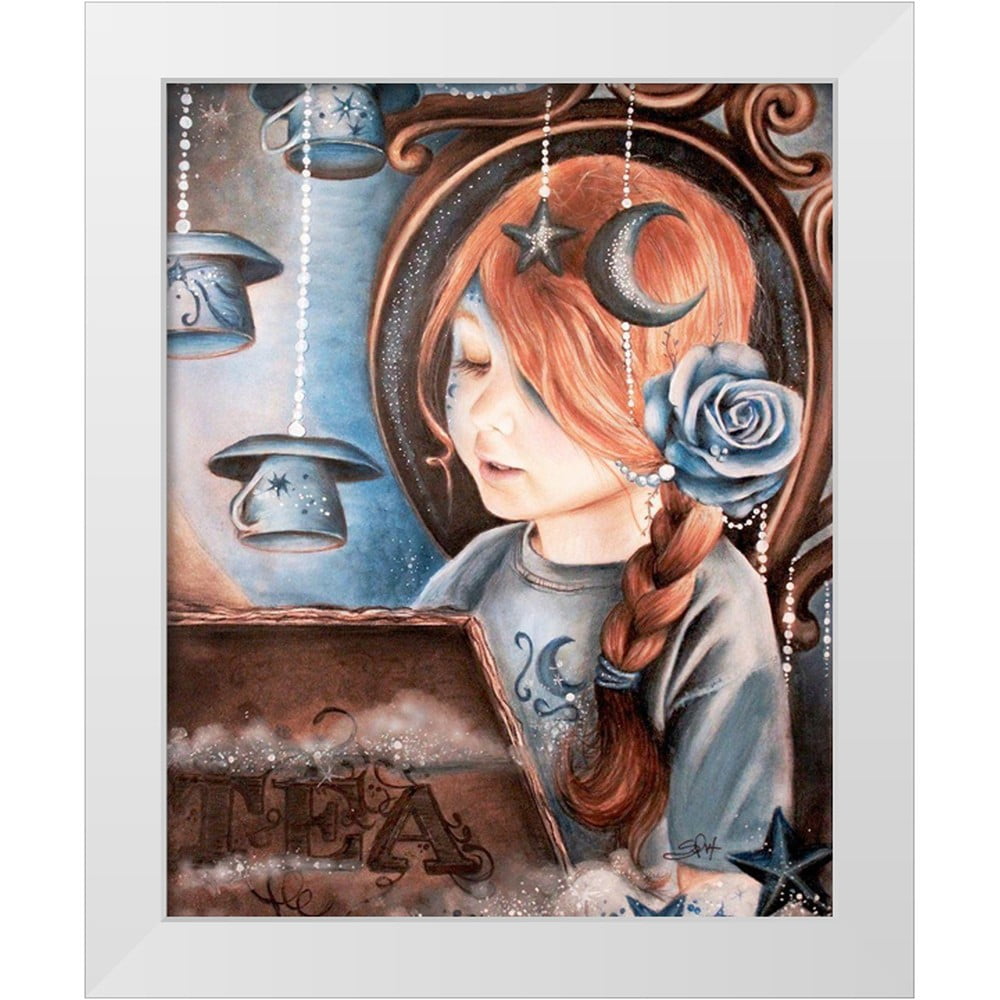 Sheena Pike Art 15x18 White Modern Wood Framed Museum Art Print Titled ...