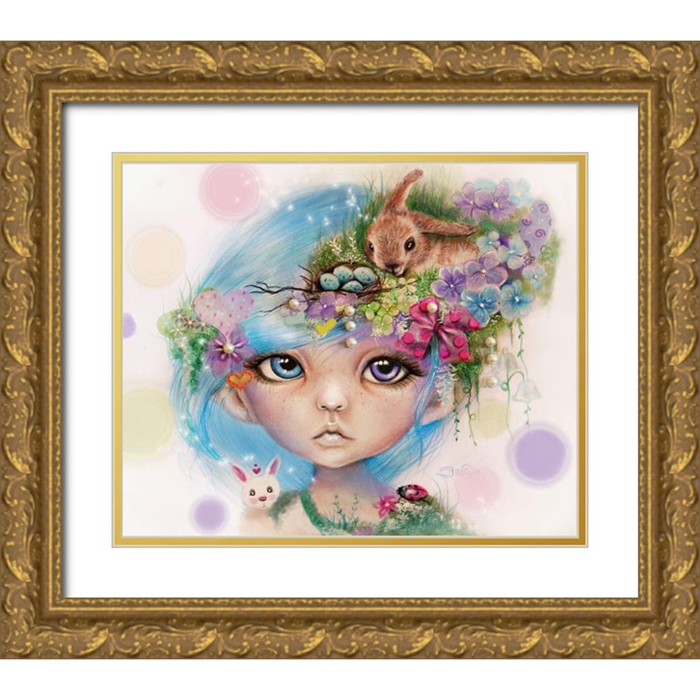 Sheena Pike Art 17x15 Gold Ornate Wood Framed with Double Matting Museum Art Print Titled ...