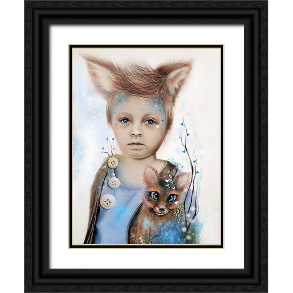 Sheena Pike Art 19x24 Black Ornate Wood Framed with Double Matting ...