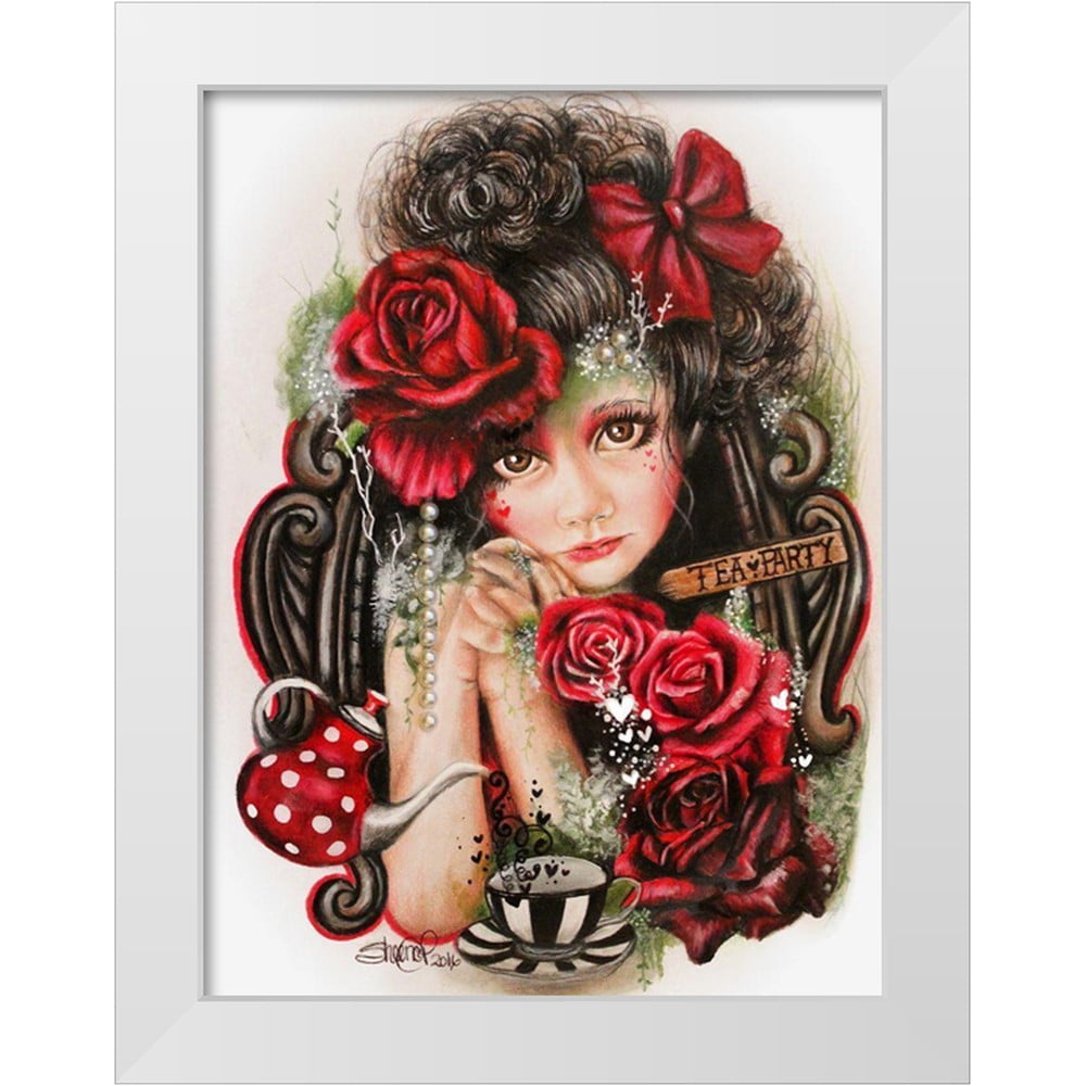 Sheena Pike Art 25x32 White Modern Wood Framed Museum Art Print Titled ...