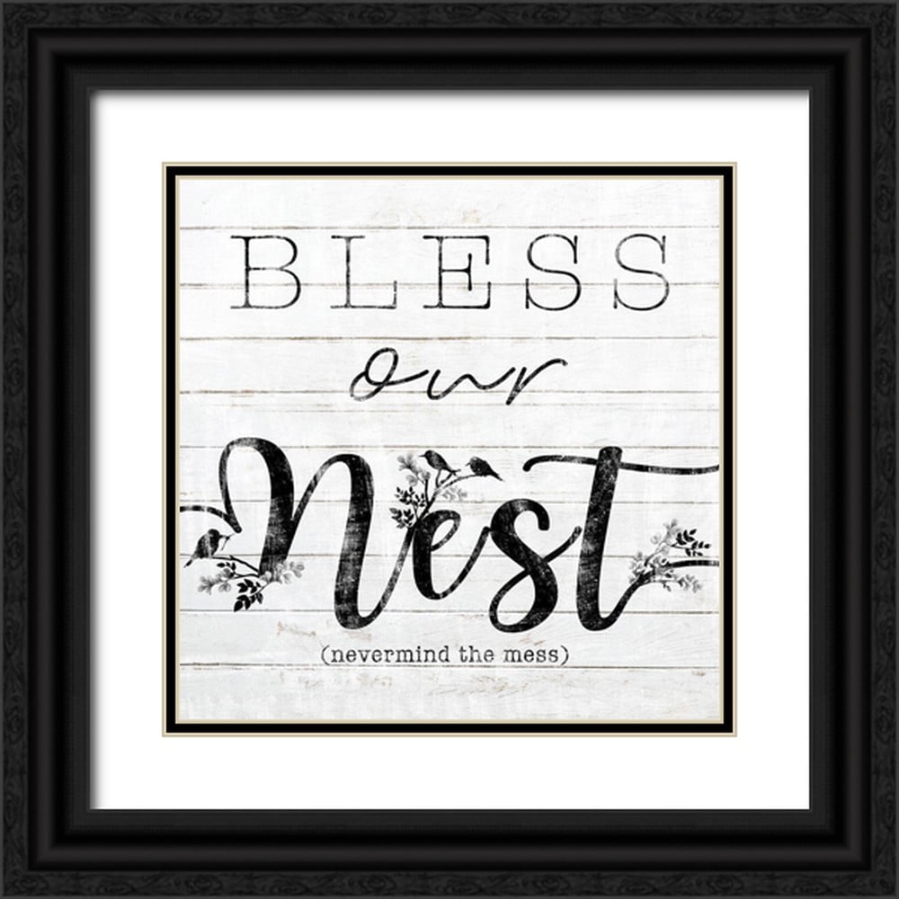 Sheena Pike Art 26x26 Black Ornate Wood Framed with Double Matting Museum Art Print Titled ...