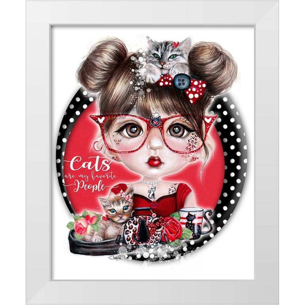 Sheena Pike Art 26x32 White Modern Wood Framed Museum Art Print Titled ...