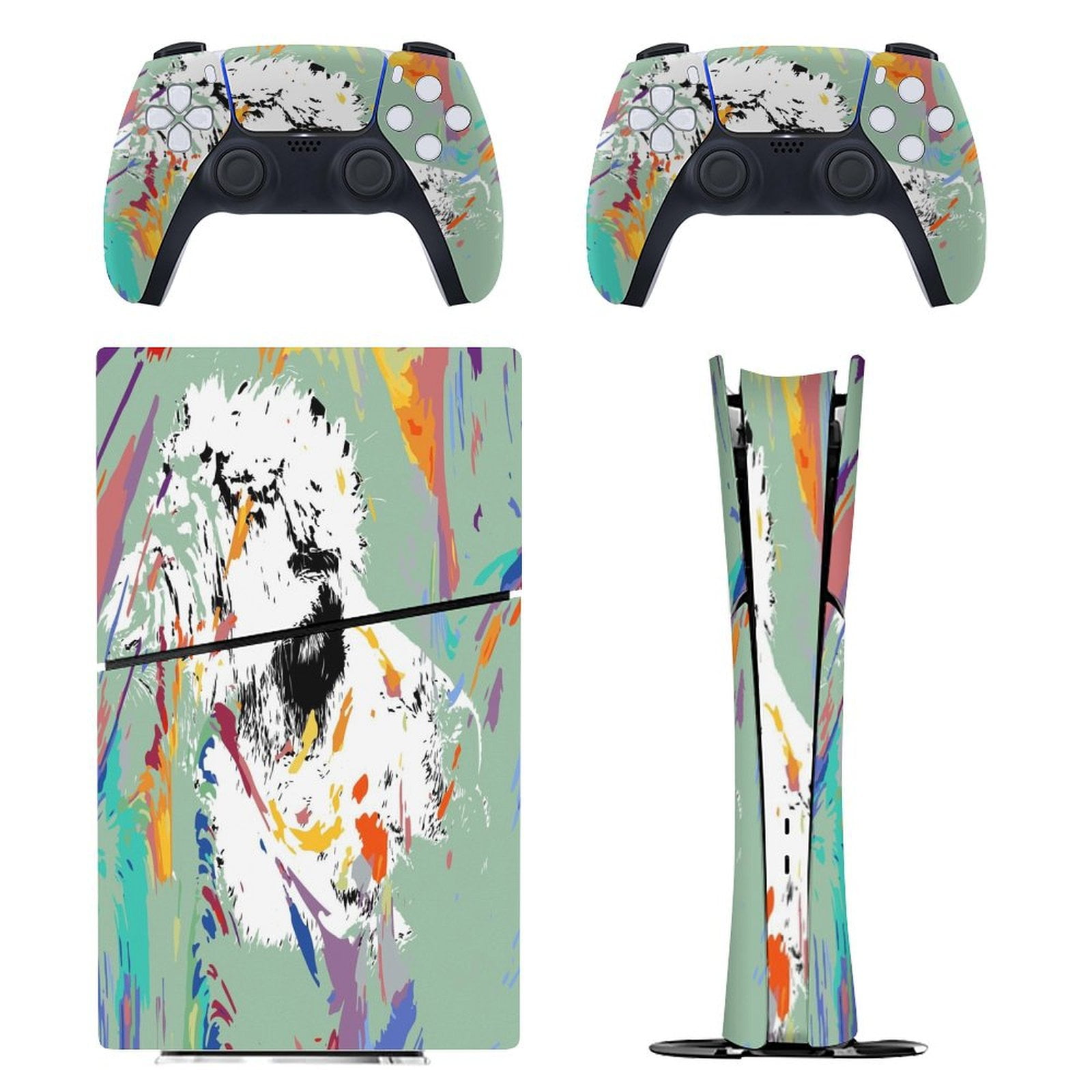 Sheep, Abstract, Watercolor PS5/PS5 Slim Digital Disc Skin Sticker For ...