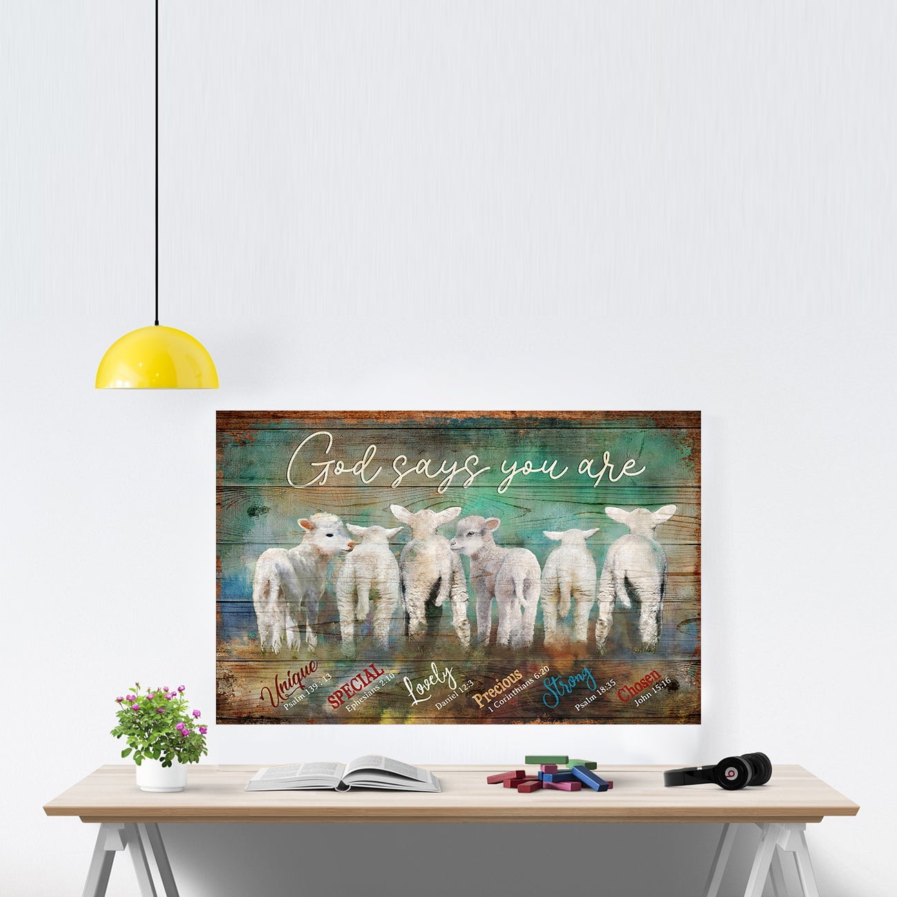 Sheep And God Says You Are Poster 24 x 36 Inch Poster - Walmart.com