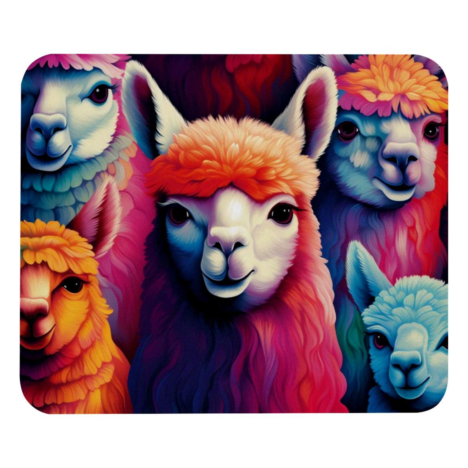 Sheep Animal Cartoon Pattern Mousepad Square Thickness 2mm Desk Mat ...