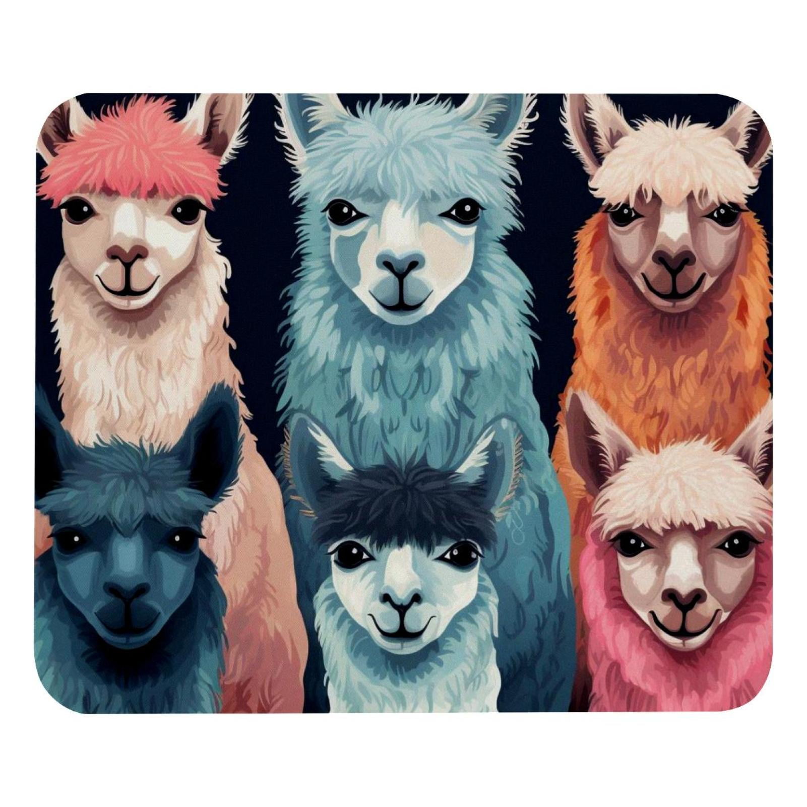 Sheep Animal Cartoon Pattern Mousepad Square Thickness 2mm Desk Mat ...