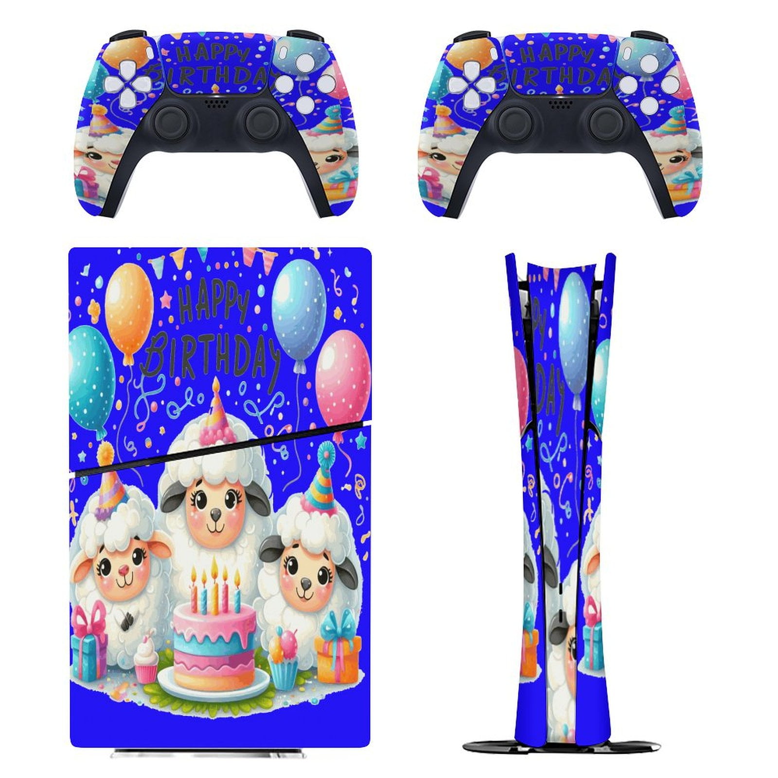 Sheep, Birthday PS5/PS5 Slim Digital Disc Skin Sticker For Console And ...