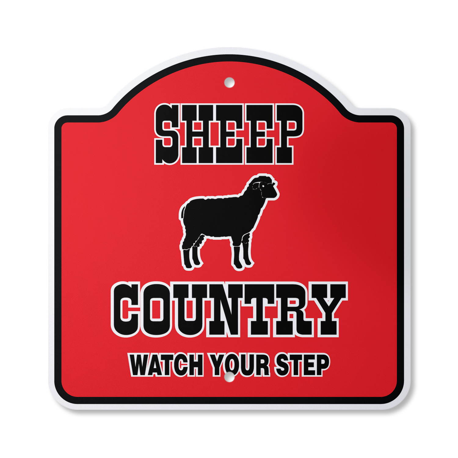 Sheep Country 10” x 10” Sign | Indoor/Outdoor Plastic | SignMission ...