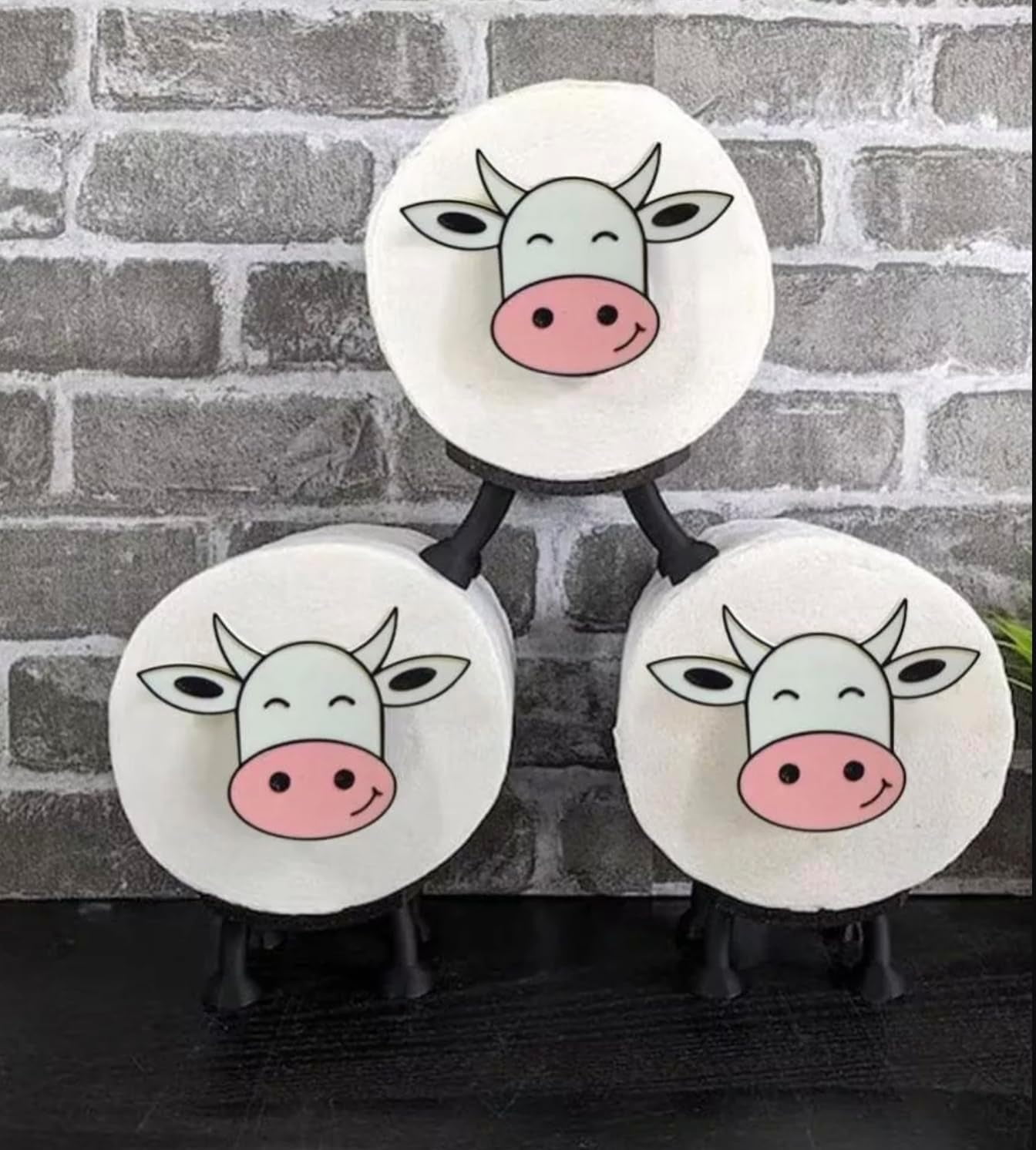 Sheep Cow Toilet Roll Holder - Funny Toilet Paper Holder Free Standing ...