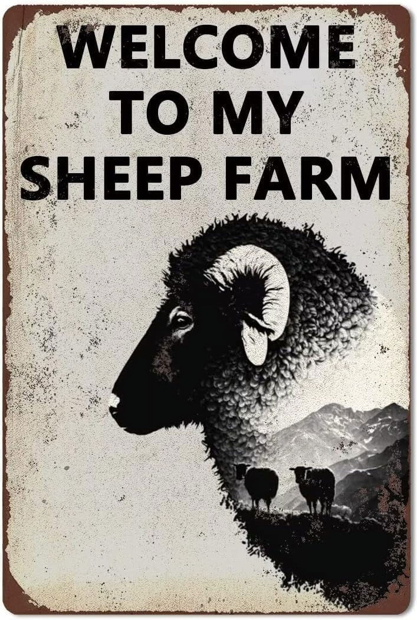 Sheep Diamond Art Kits for Adults,Welcome To My Sheep Farm DIY 5D ...