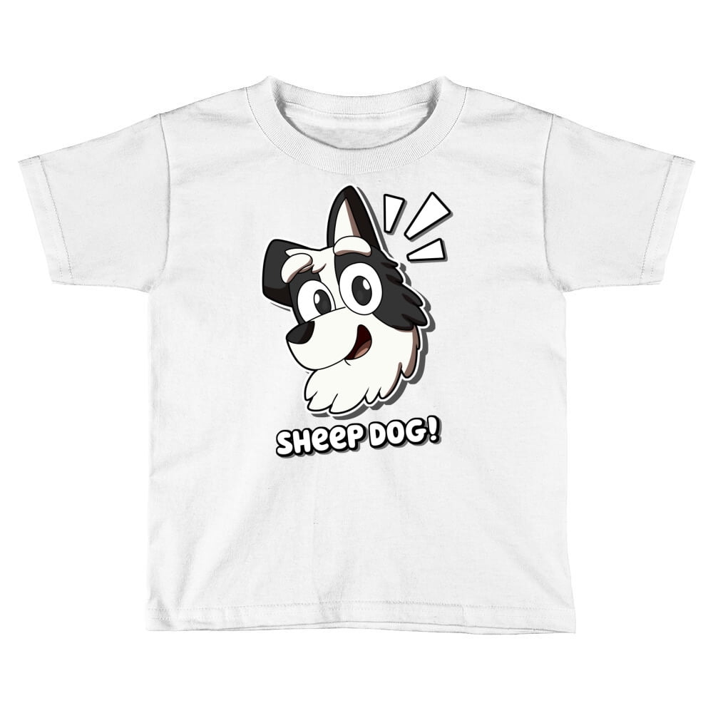 Sheep Dog Toddler T Shirt Bluey Theme Party, Bluey And Bingo, Bluey ...