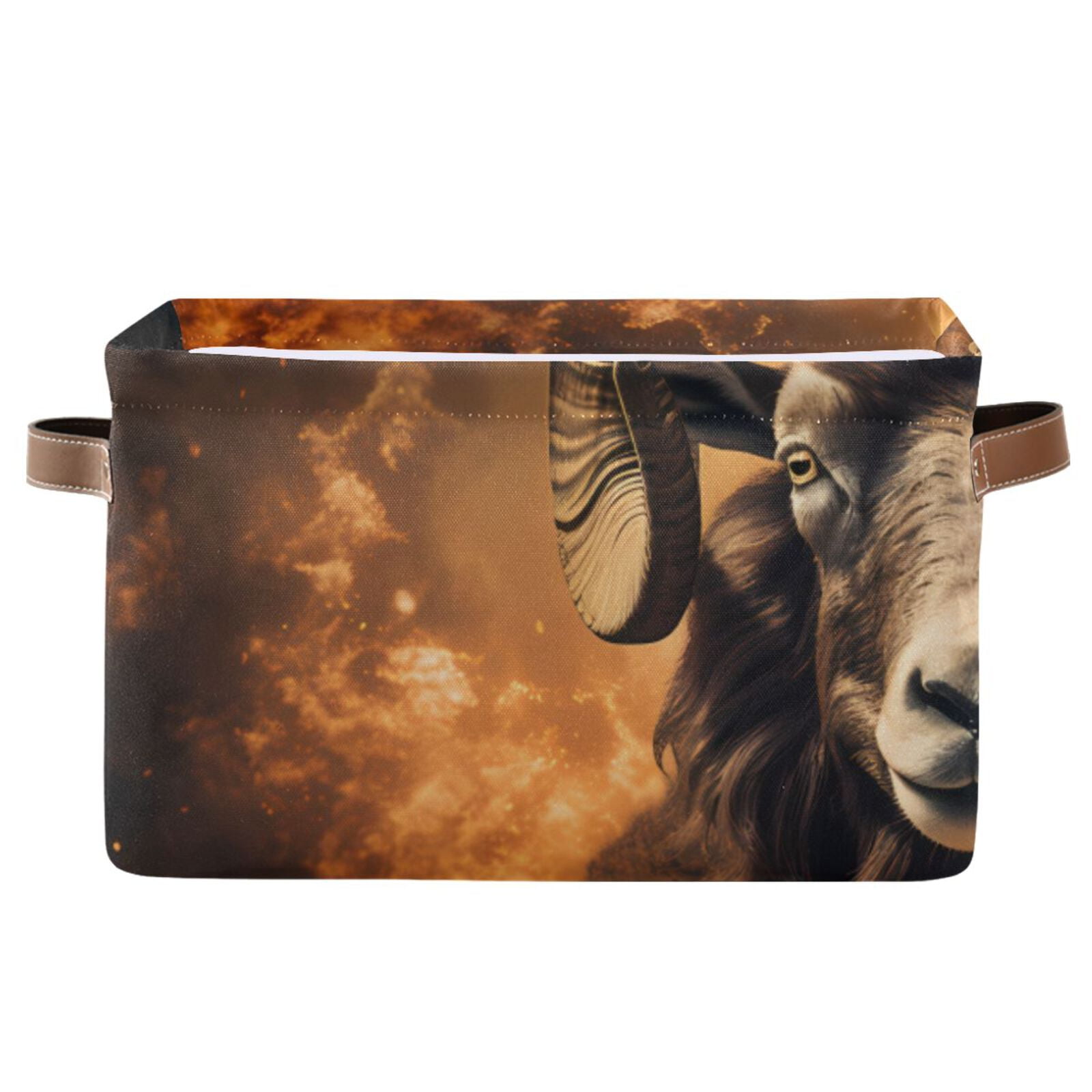 Sheep Fire Clouds Storage Bins Baskets With Handles Storage Box Clothes ...