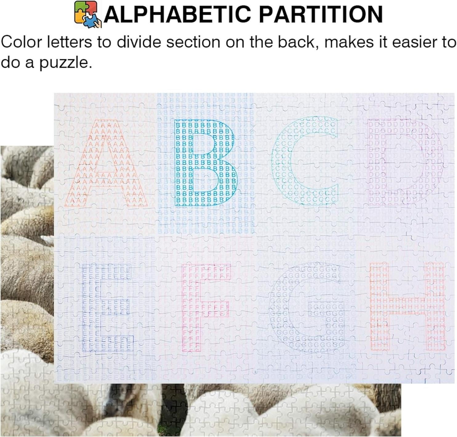 Sheep Flock Jigsaw Puzzle 500 Pieces, Intellectual Entertainment ...