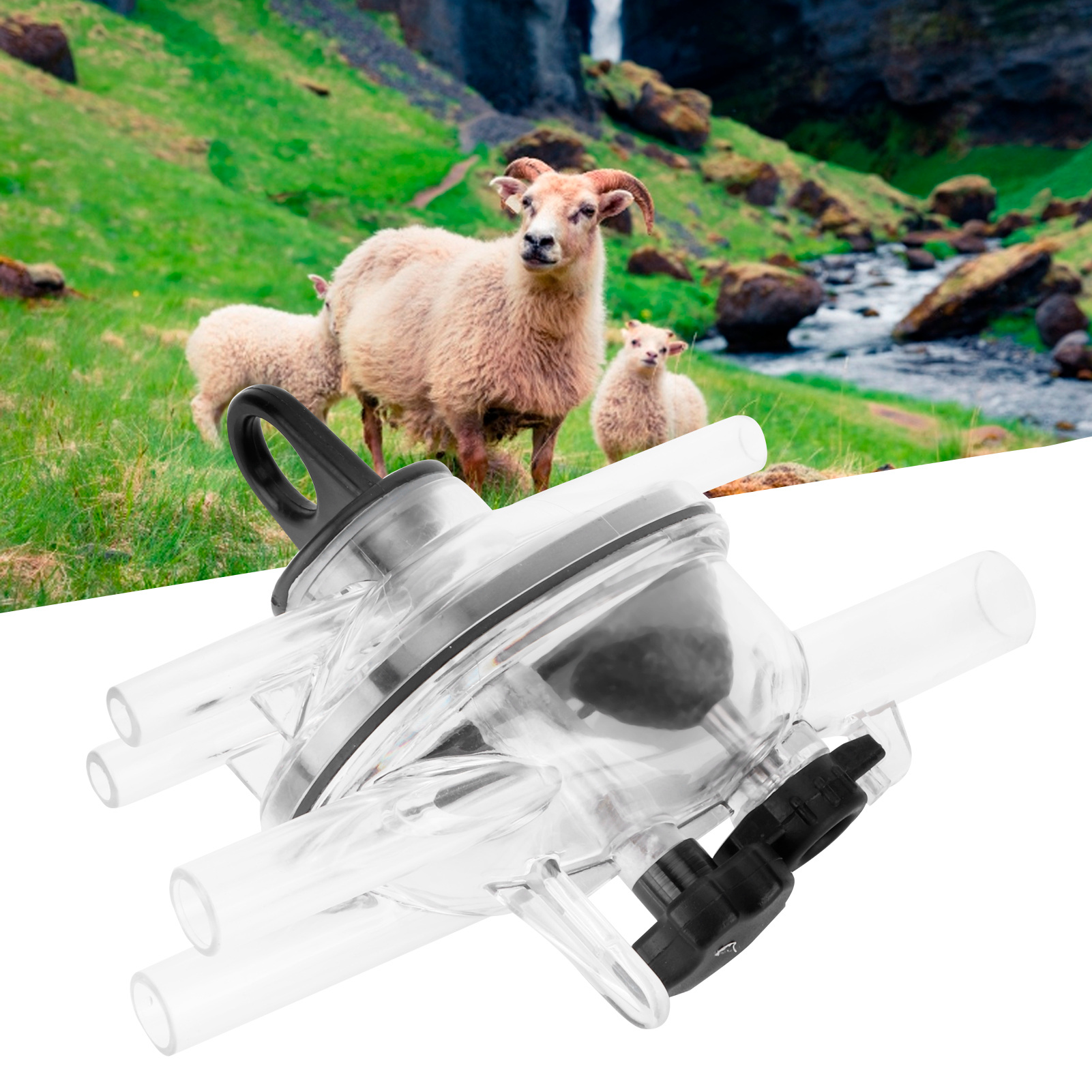 Sheep Goat Milking Claw Collector, Durable Plastic, Easy Install, Farm ...