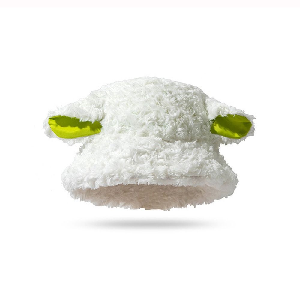 Sheep Lamb Wool Warm Cosplay Girls Female Headwear Basin Hat Korean Cap ...
