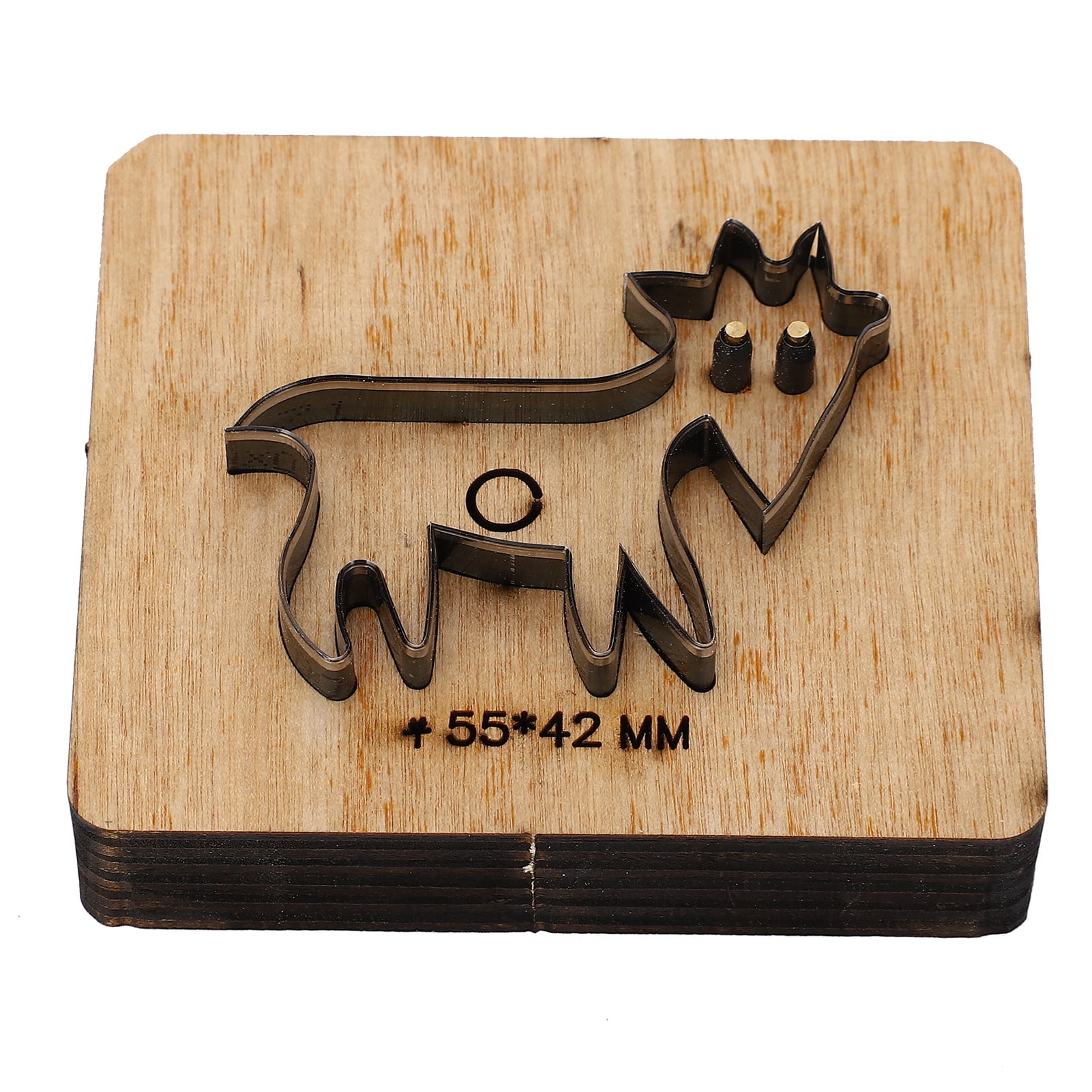 Sheep Shape Cutting Die with Wood Base Alloy Steel Leather Stamp Mold ...