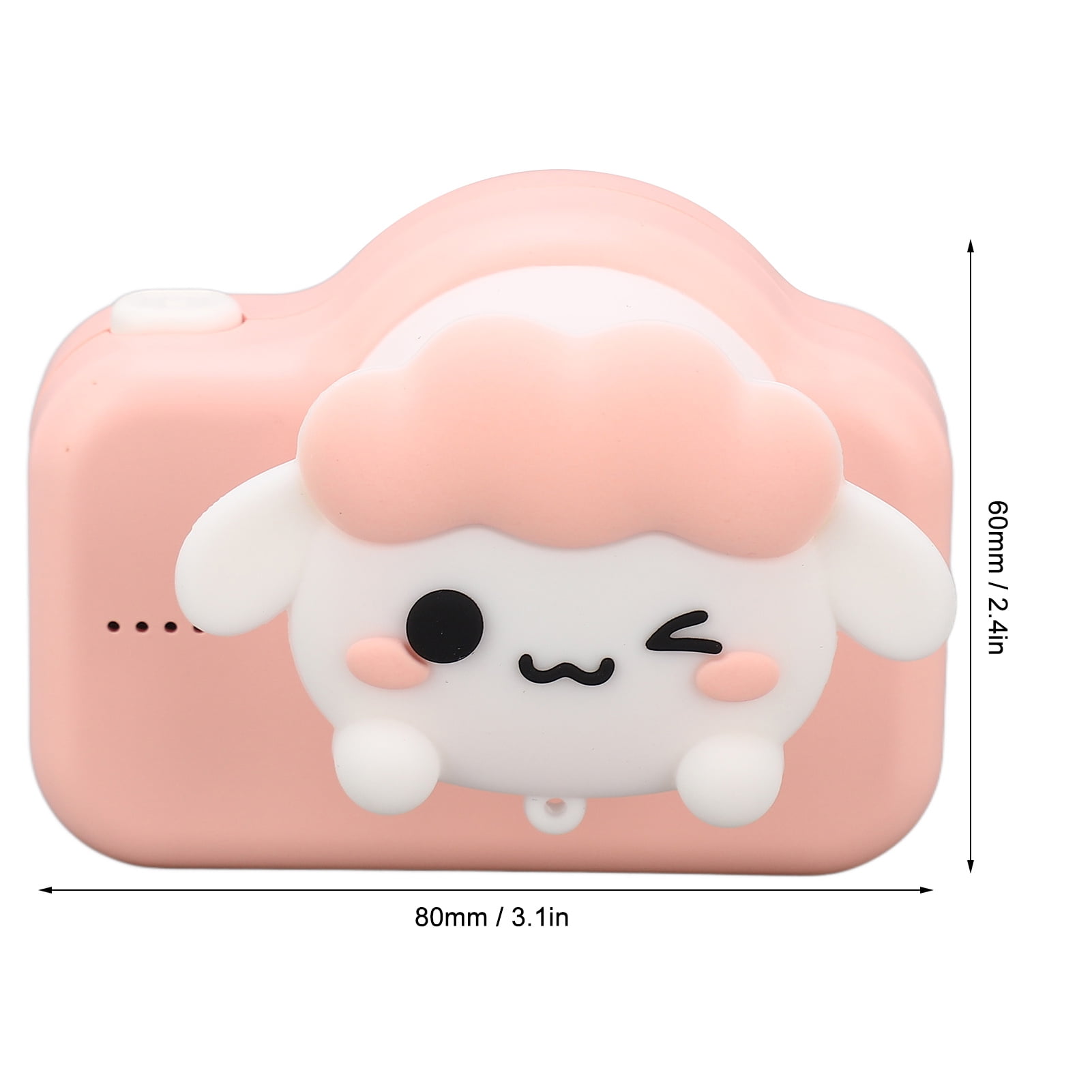 Sheep Shape Kids Portable Digital Camera 20MP HD Front Rear 2 Lens USB ...