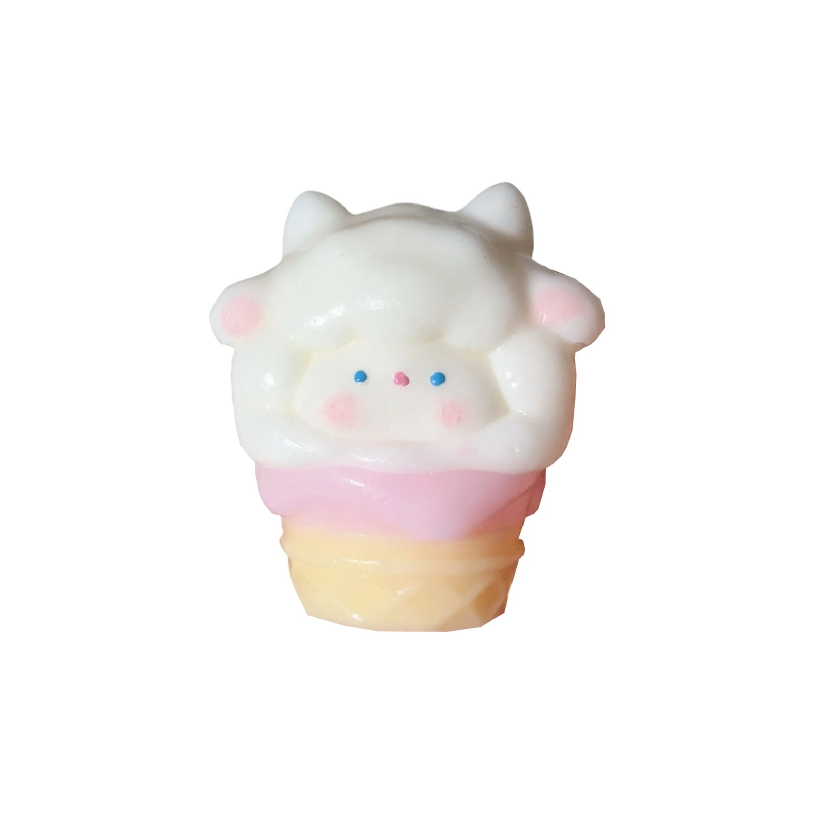 Sheep-Shaped Ice Cream Squishy Toy – Soft Slow-Rebound Stress Relief ...