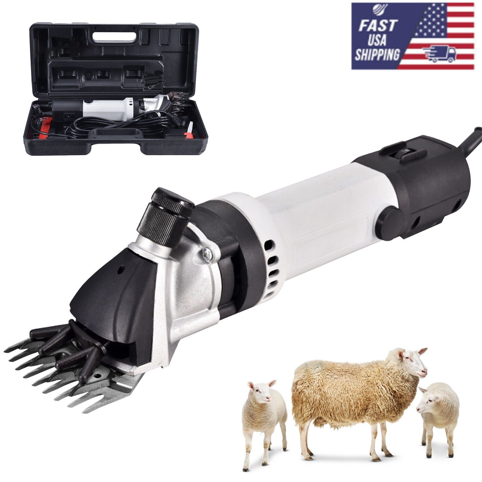 Sheep Shears 450W Professional Heavy Duty Electric Sheep Clippers Farm ...