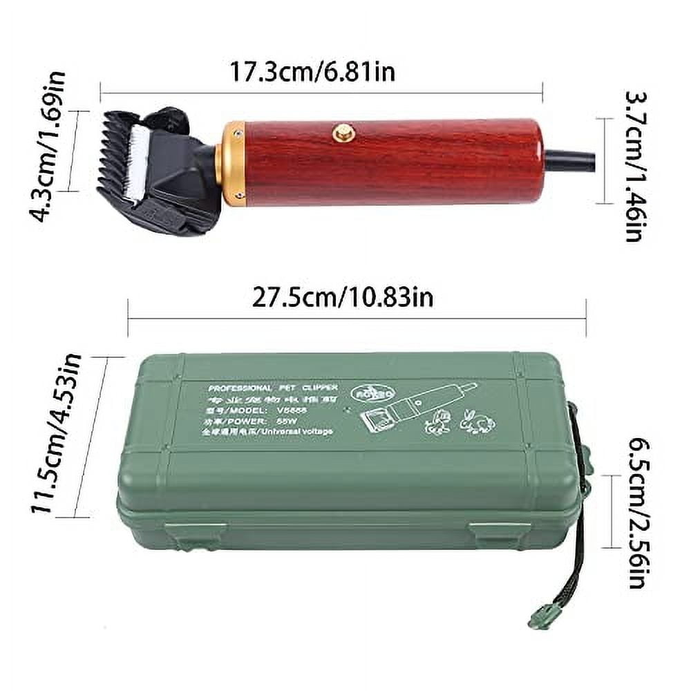 Sheep Shears, 55W Professional Electric Pet Grooming Clippers, Animal ...