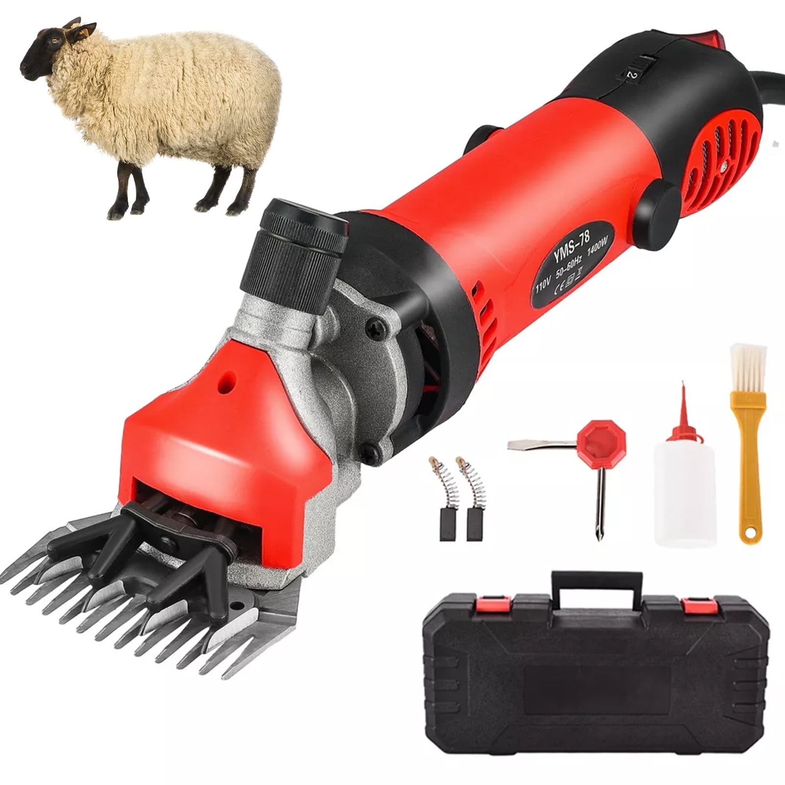 Sheep Shears 900W 6 Speeds Professional Electric Sheep Clippers ...