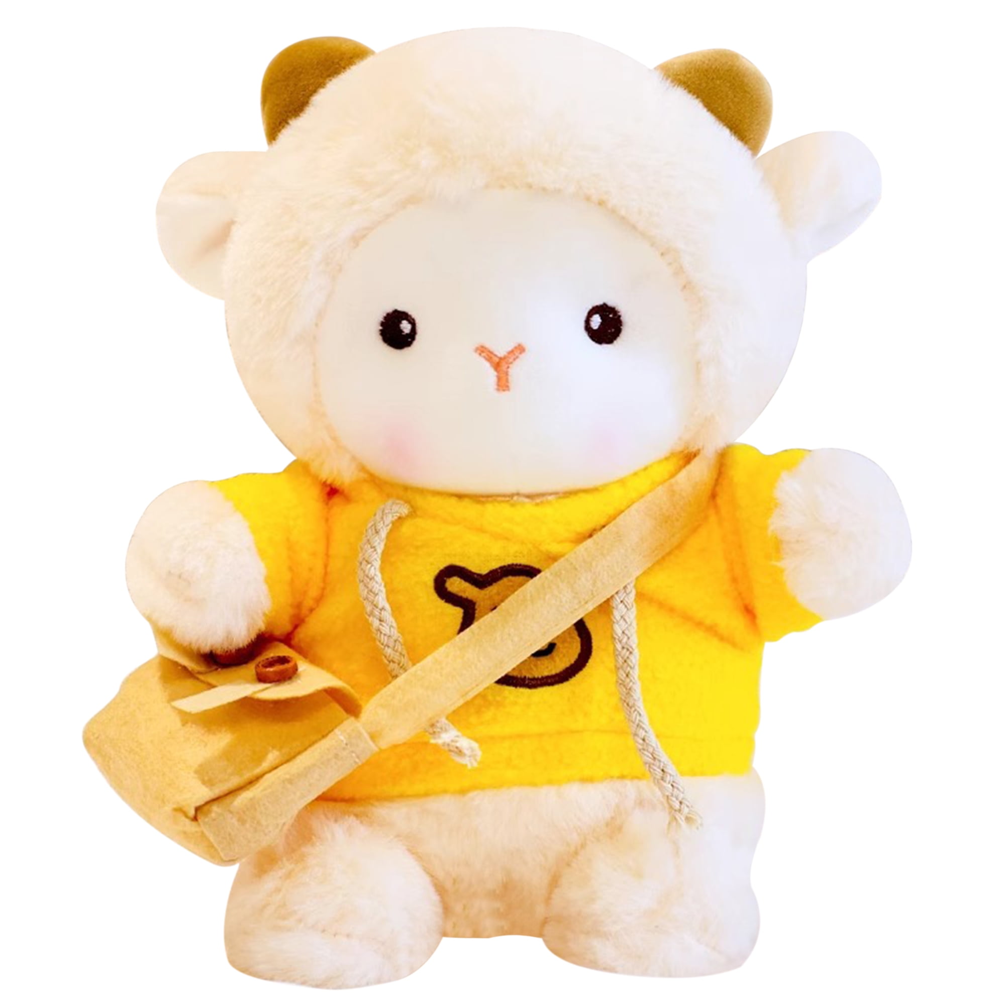 Sheep Stuffed Animal Lamb Stuffed Animal with Bag Sheep Plush Toy Cute ...
