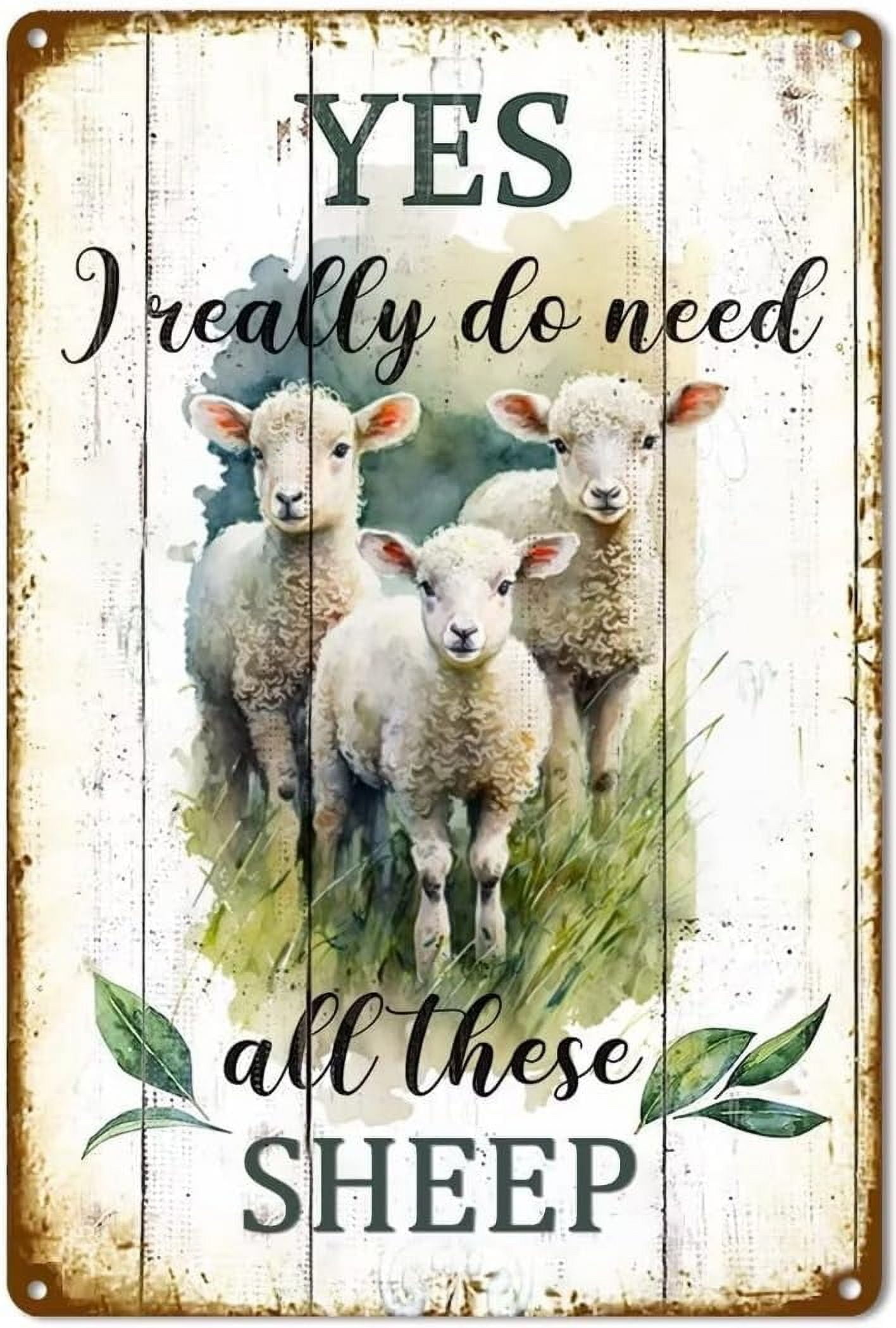 Sheeps Diamond Art Painting Kits for Adults 5D Yes I Really Do Need All These Sheeps Diamond ...