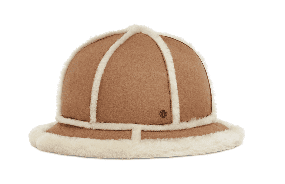 Sheepskin & Shearling Paneled Bucket Hat - Walmart.com
