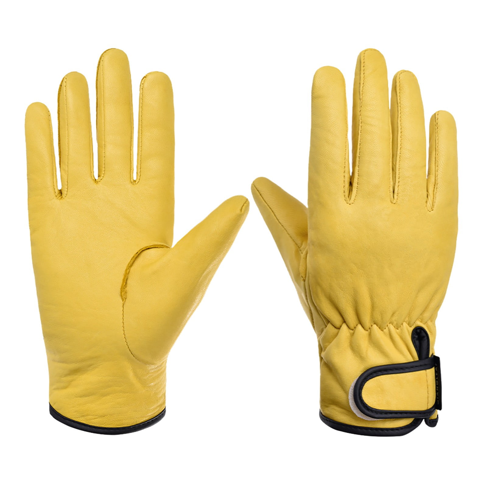 Sheepskin Vintage Motorcycle Riding Gloves Repair Work Garden Gardening ...