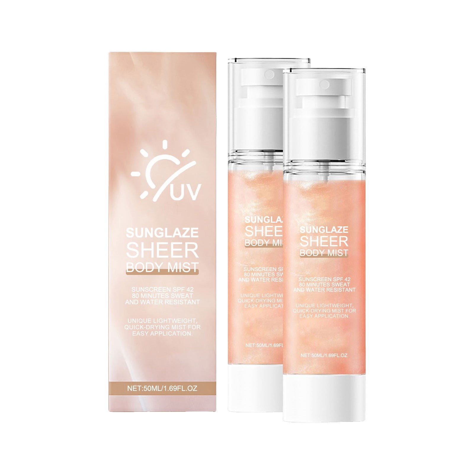 Sheer Body Mist Sunscreen Infused With Shimmering Body Oil Hydrating ...