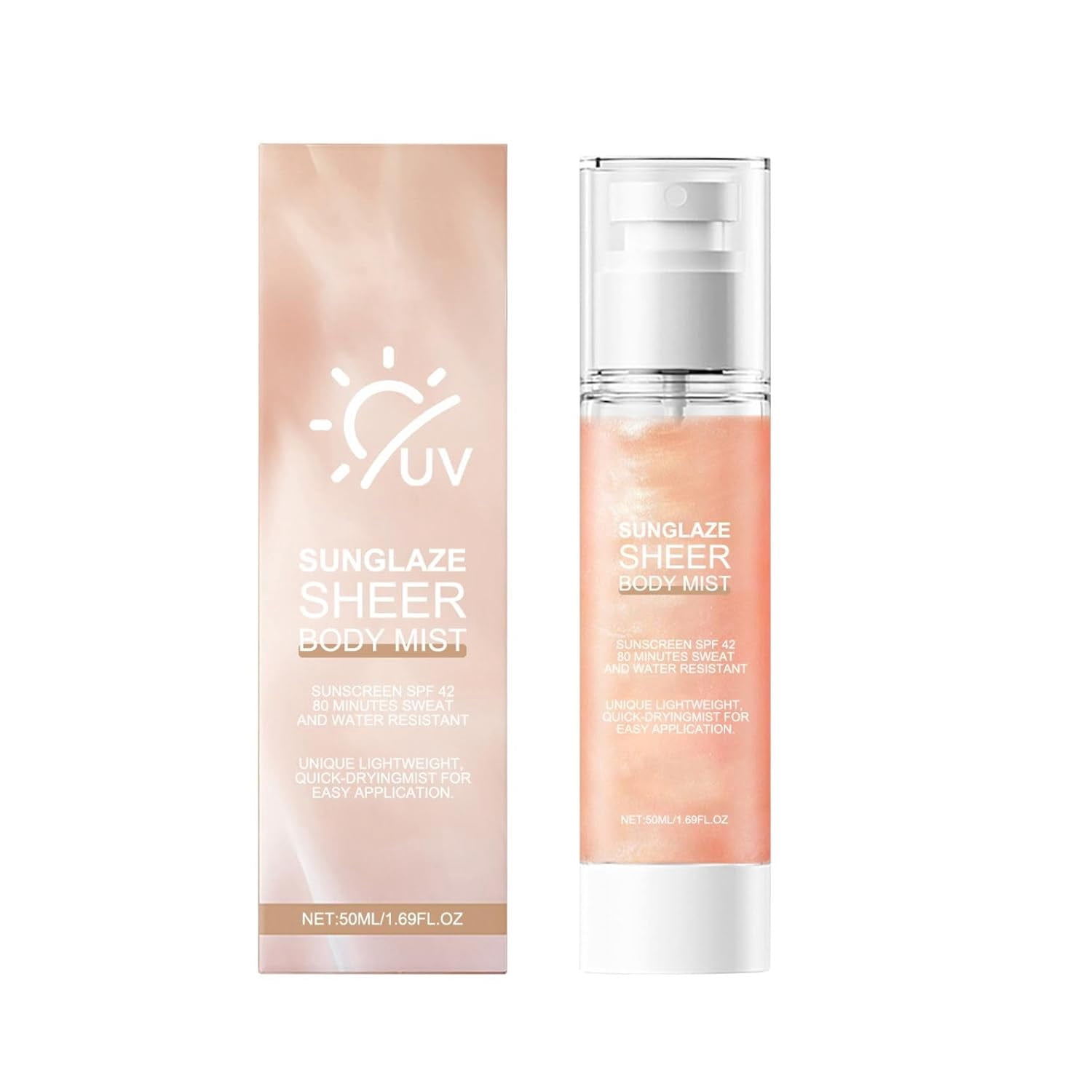 Sheer Body Mist Sunscreen Infused With Shimmering Body Oil Lightweight ...