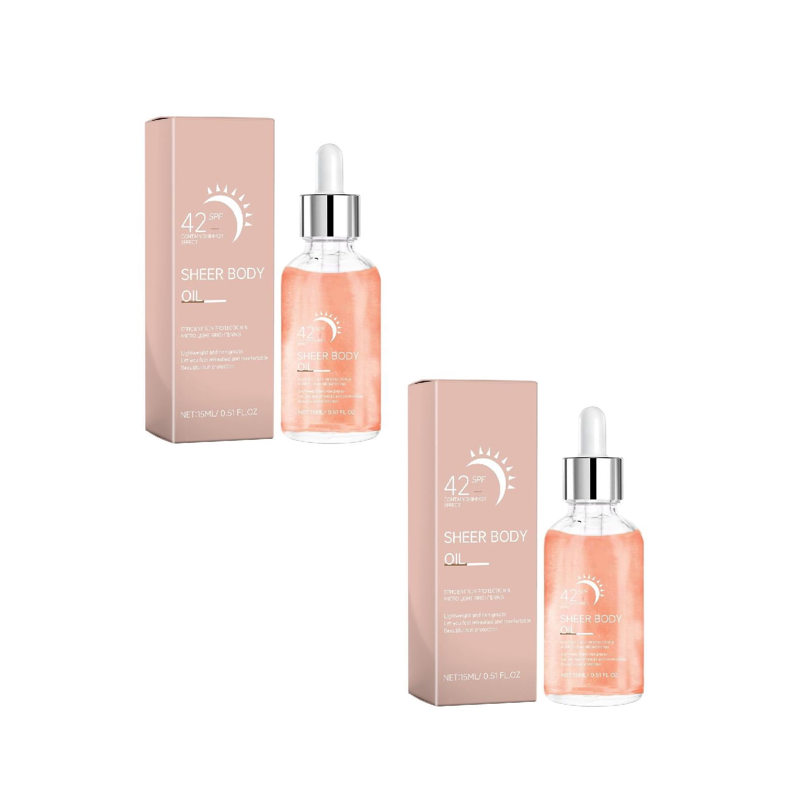 Sheer Body Mist Sunscreen SPF 42, Infused with Shimmering Body Oil ...